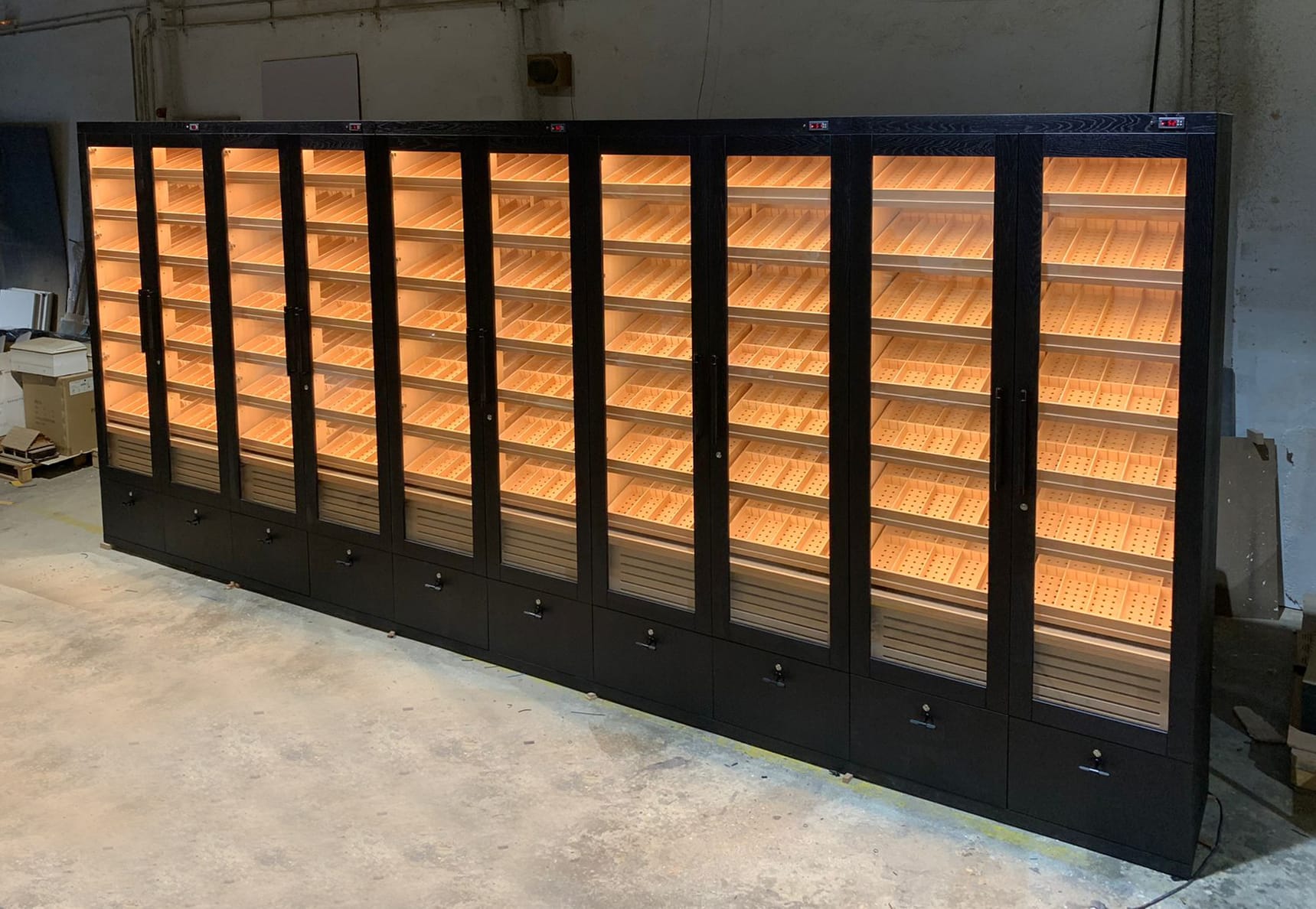 Custom Modular Model Humidor - Humidors Wacota